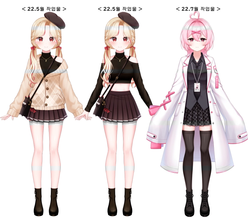 Live2D 일러스트 / Vtuber | 린아 | RinA | CREPE